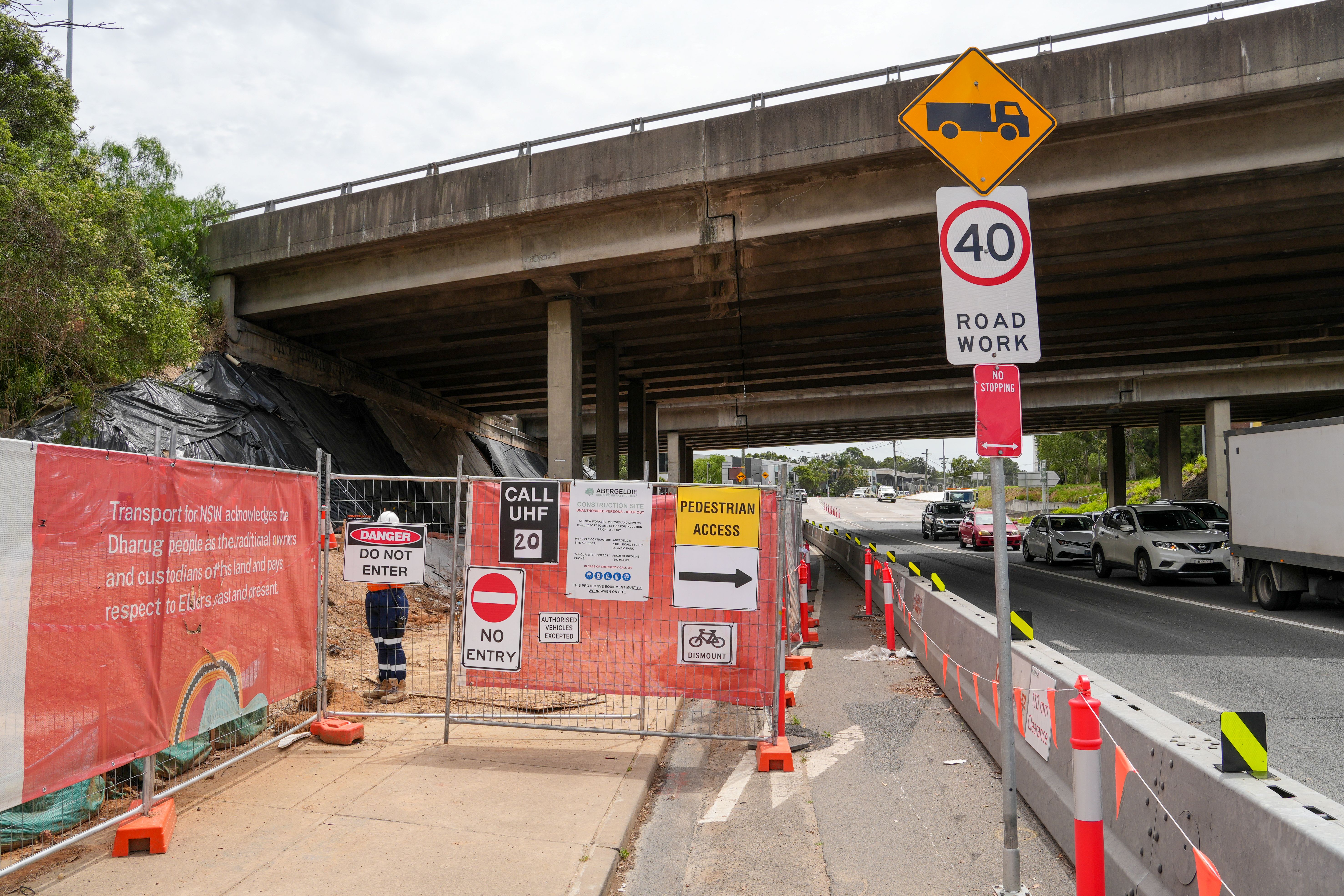 25% of new utility infrastructure installed on the Hill Road Upgrade